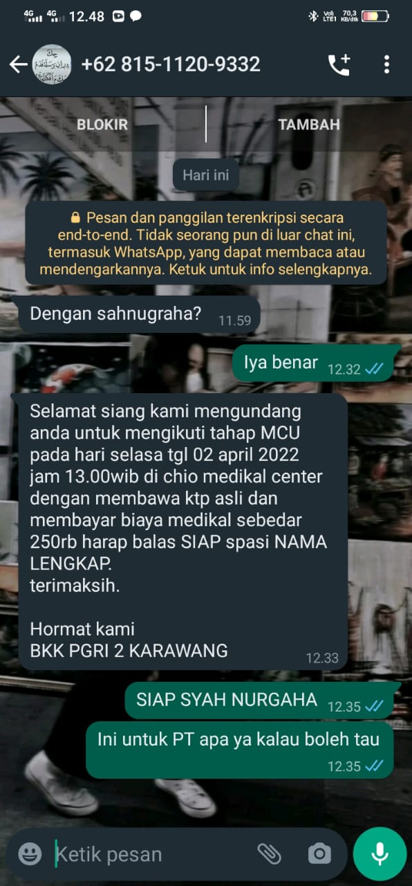 BKK SMK PGRI 2 Karawang