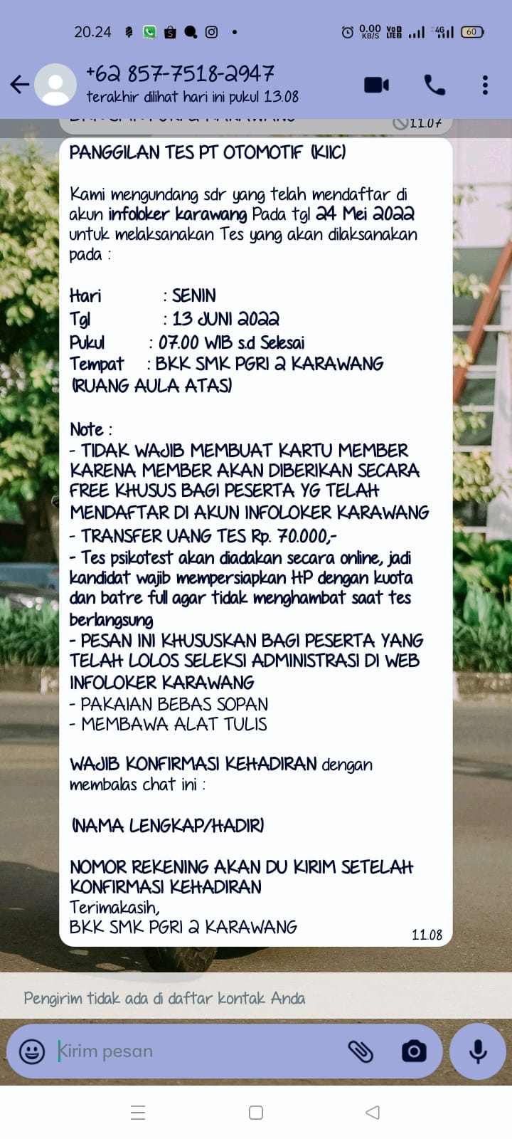 BKK SMK PGRI 2 Karawang